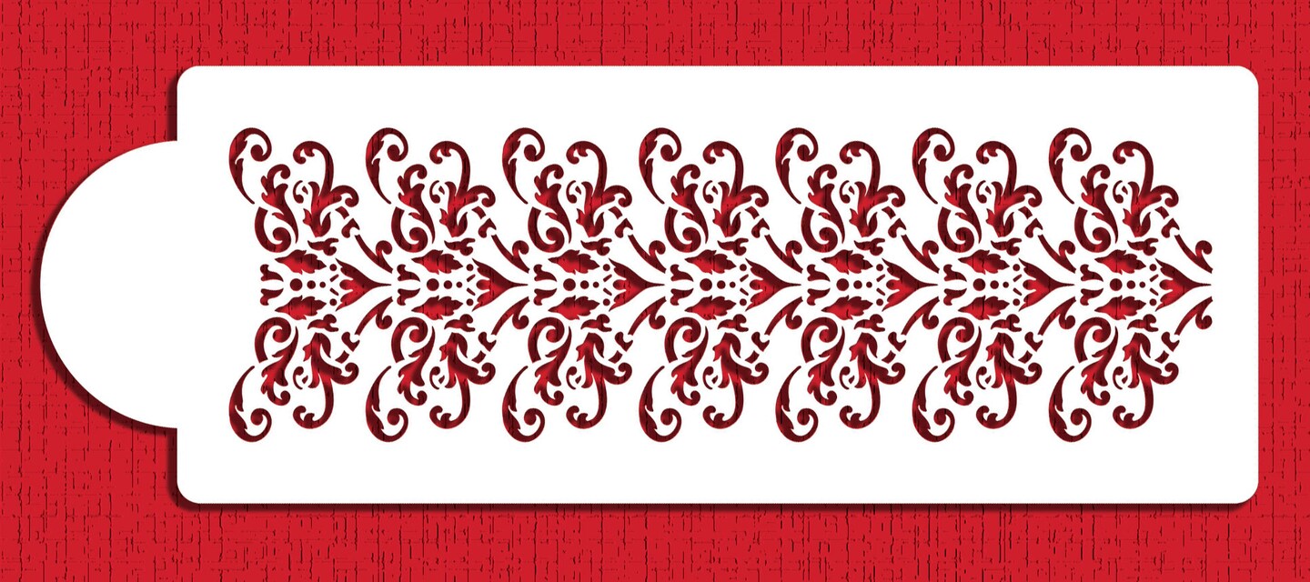 Lace Cake Stencil Set #3 | C364 by Designer Stencils | Cake Decorating ...