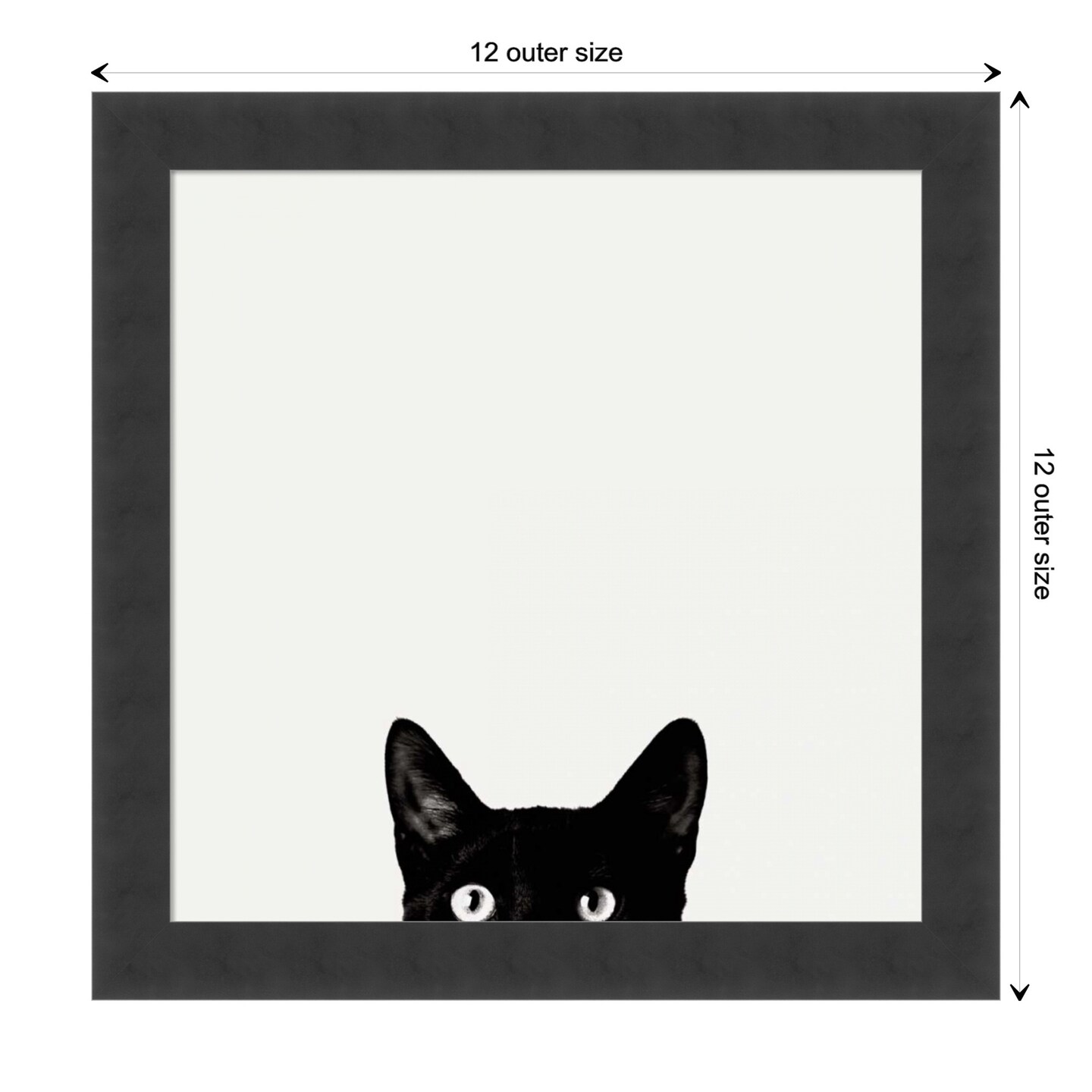 Curiosity (Cat) by Jon Bertelli Wood Framed Wall Art Print | Michaels