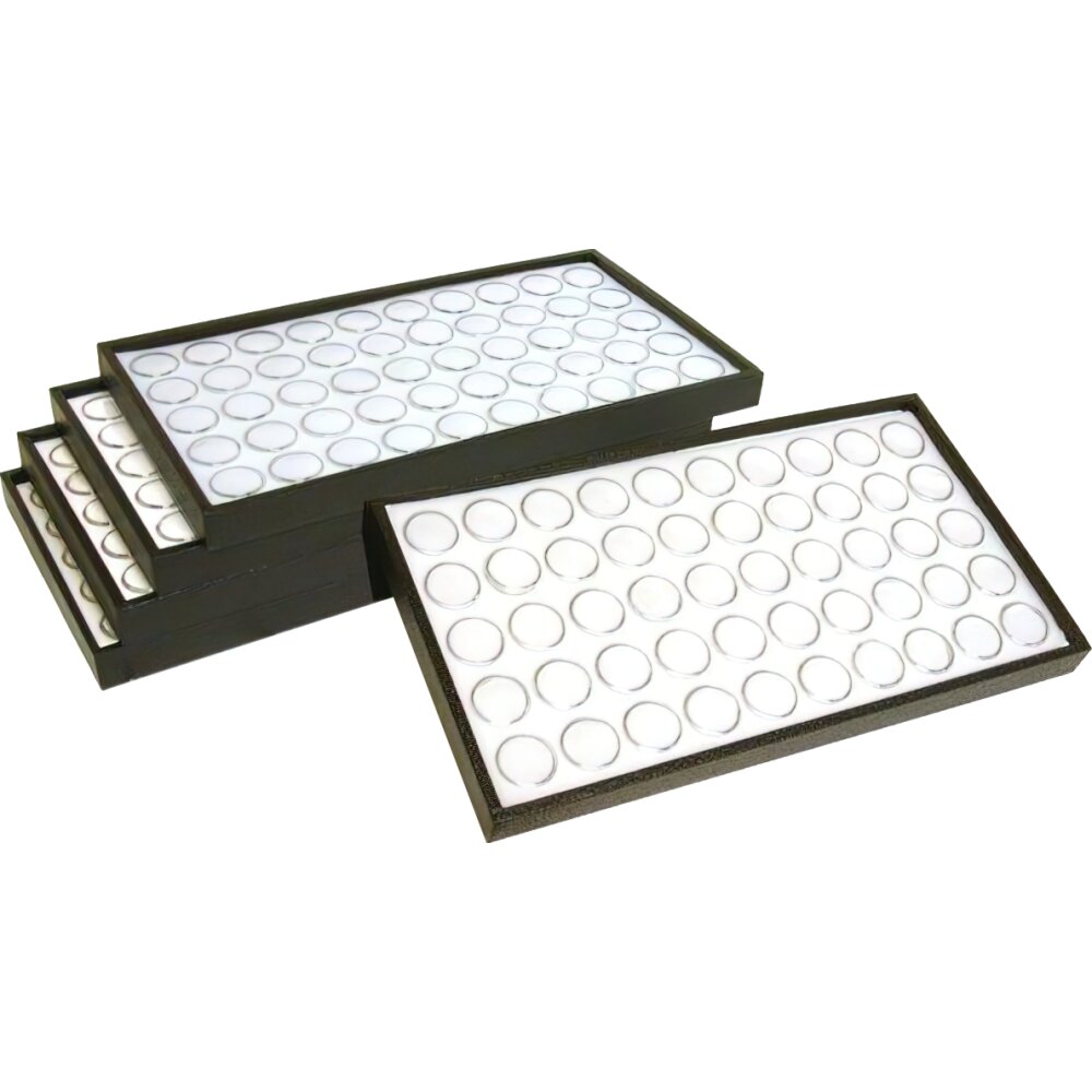250 White Foam Gem Jars Showcase Stackable Display Trays | Michaels