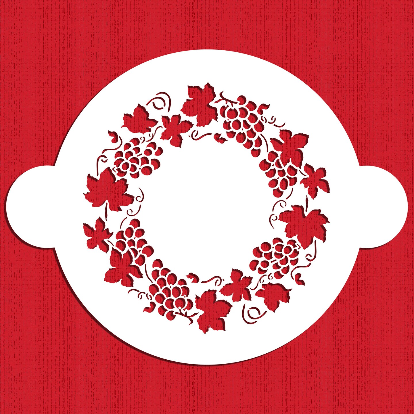 Grapevine Circle Cake Stencil | C237 by Designer Stencils | Cake ...