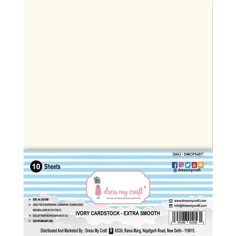 Ivory Extra Smooth A4 Cardstock Pack Of 10 | Michaels