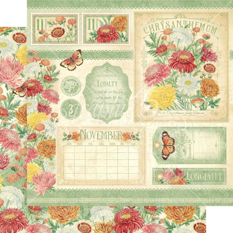 November Paper - Flower Market - Graphic 45 | Michaels