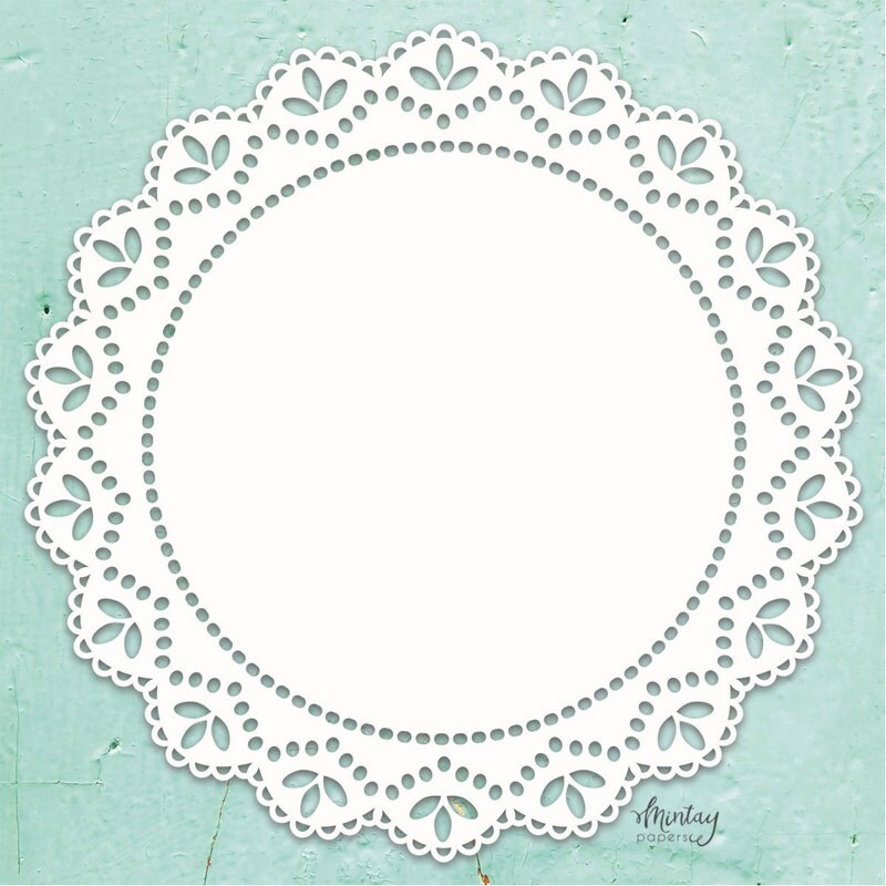Doily Chipboard Diecut - Mintay Chippies - Mintay Papers | Michaels