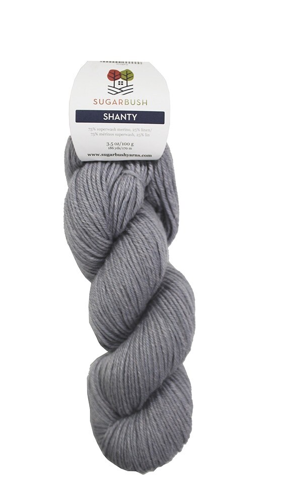 Shanty Wool/Linen Worsted Yarn by Sugar Bush Yarns - #1502 Pebbled Path ...