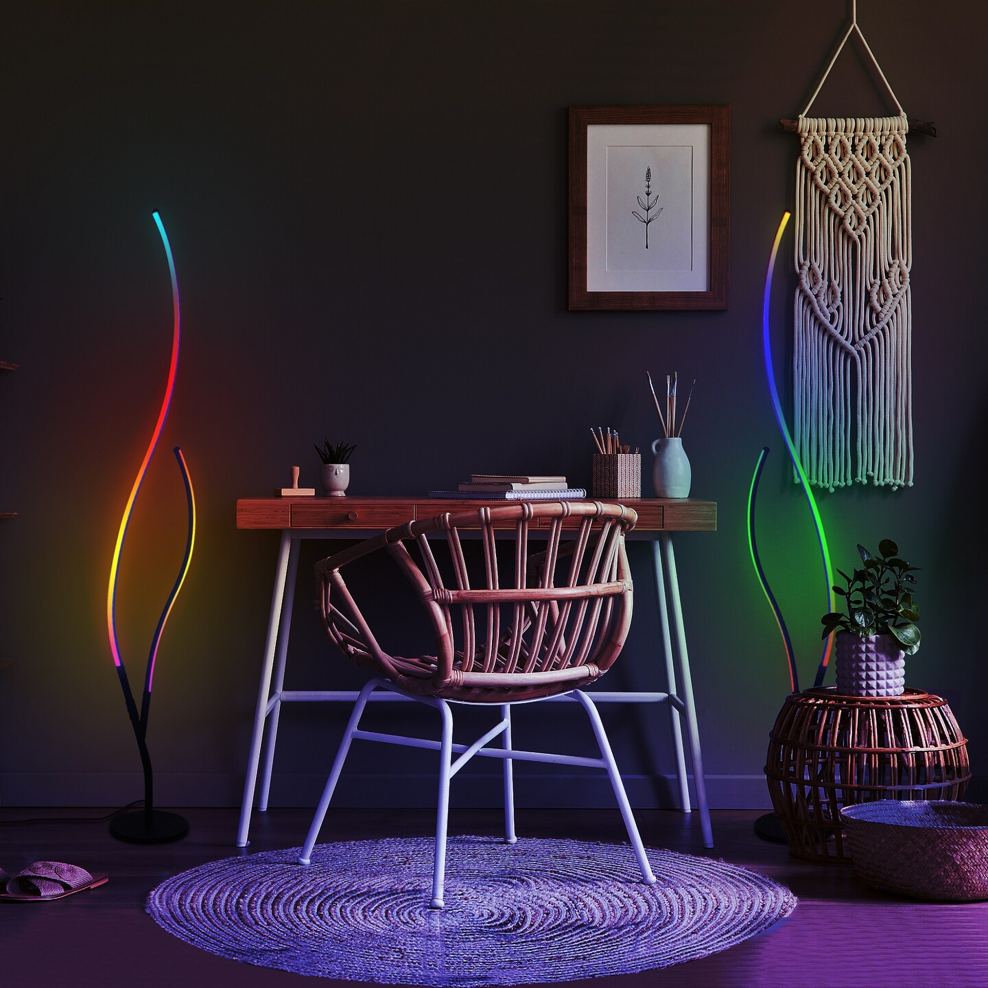 RGB Ripple Floor Lamp | Michaels