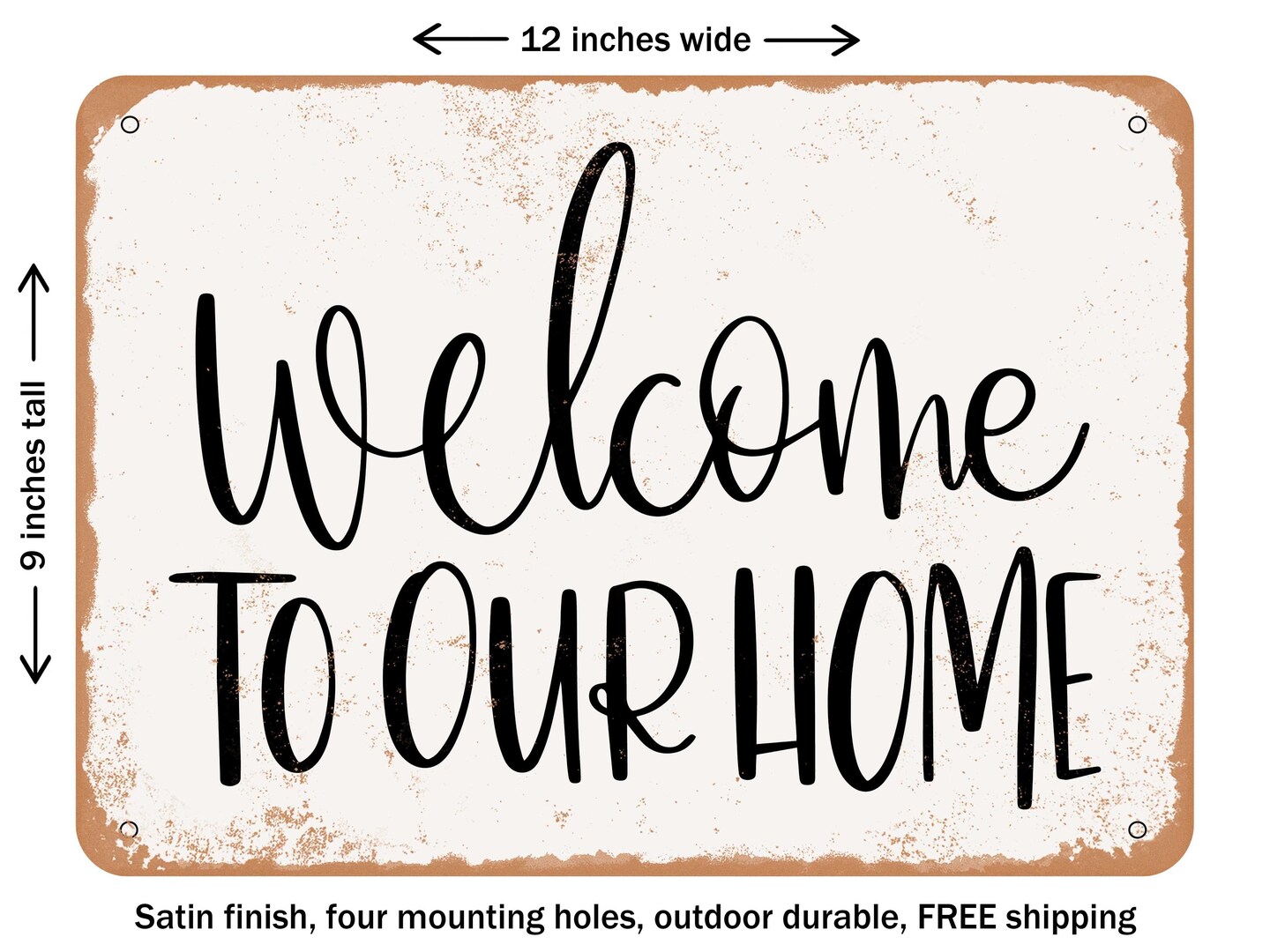DECORATIVE METAL SIGN - Welcome - Vintage Rusty Look | Signs | Michaels DECORATIVE METAL SIGN - Welcome - Vintage Rusty Look | Signs | Michaels