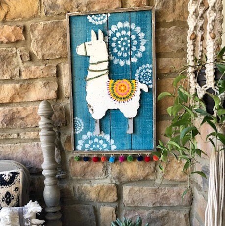 17 in. Unfinished Wooden Llama Shape | Michaels