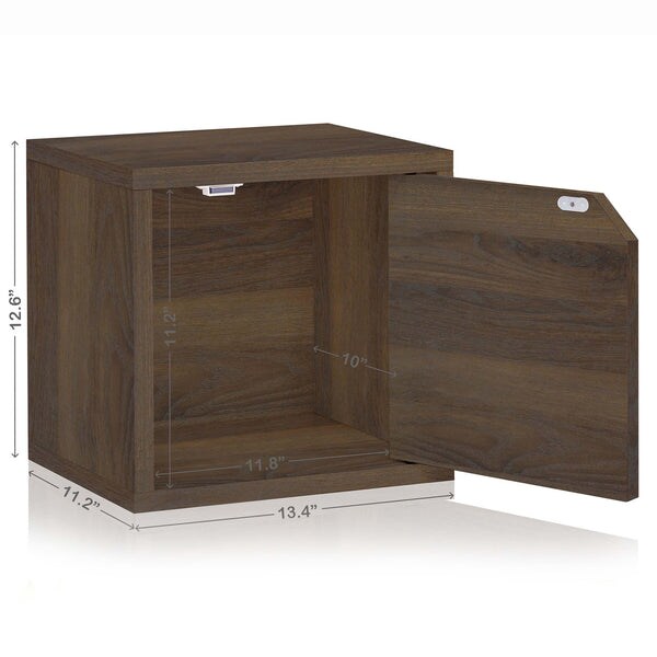 Stack Cube with Door, Royal Walnut | Michaels