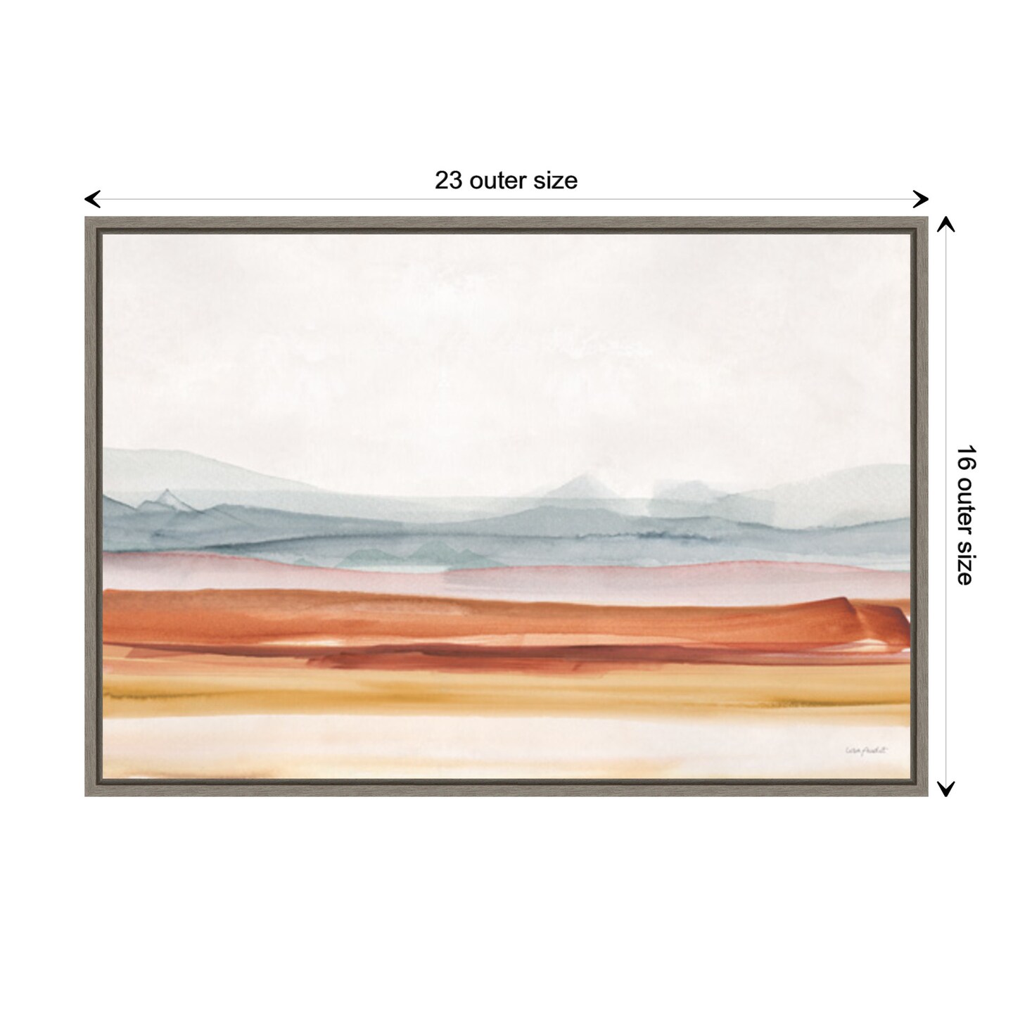 Sierra Hills 01 by Lisa Audit Canvas Art Framed | Michaels