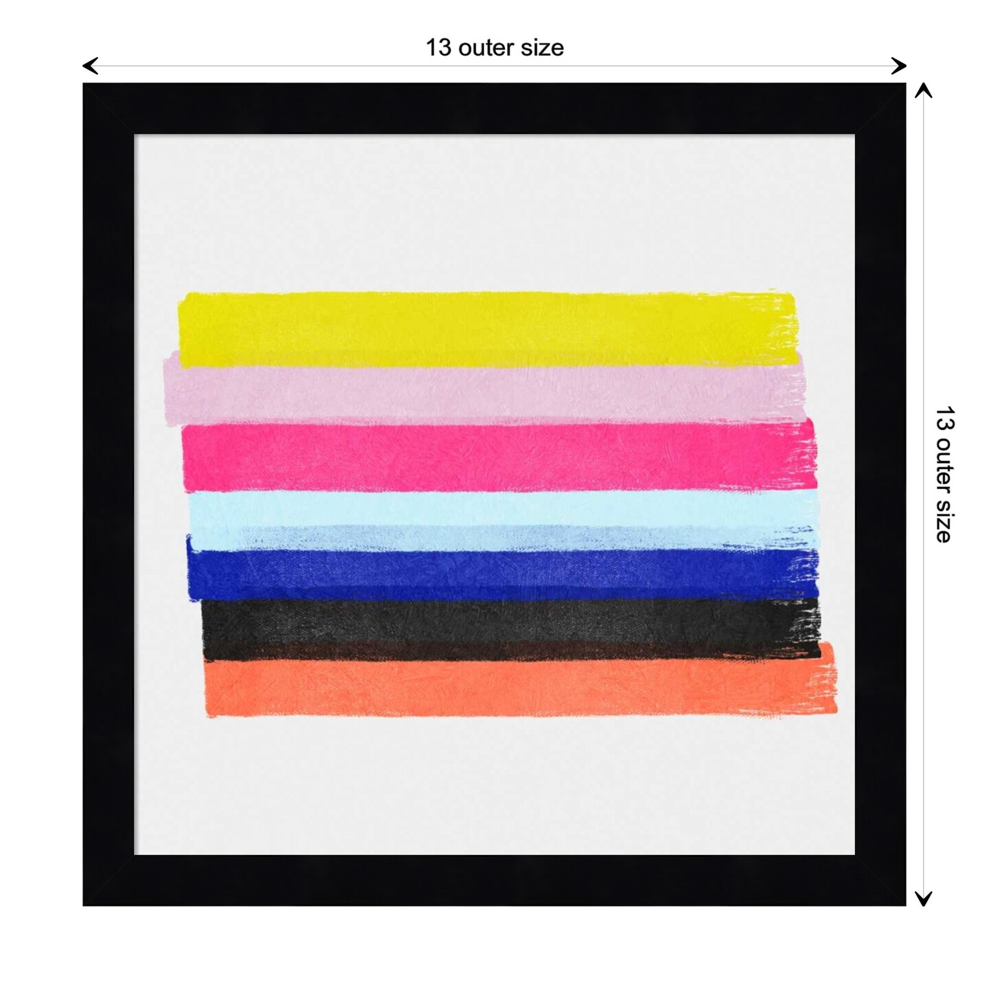 Linear Illusions III by Christine Essue Wood Framed Wall Art Print ...