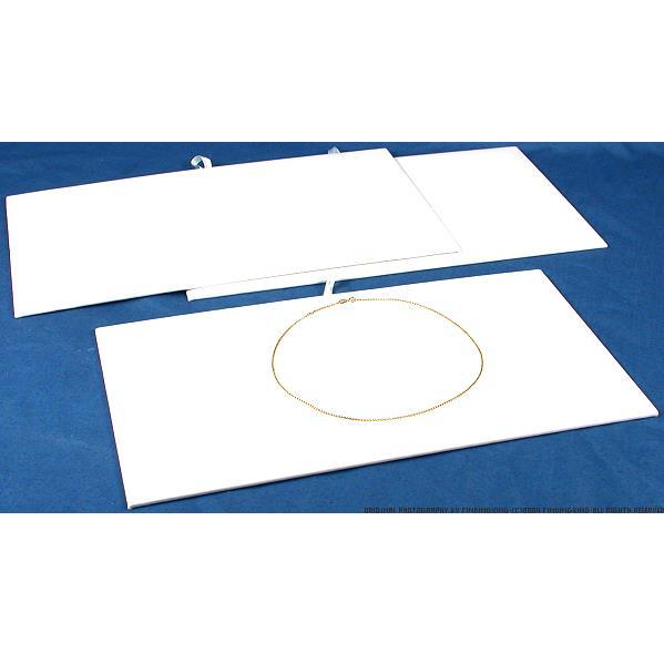3 Jewelry Chain Display Pad White Leather Showcase Unit | Michaels