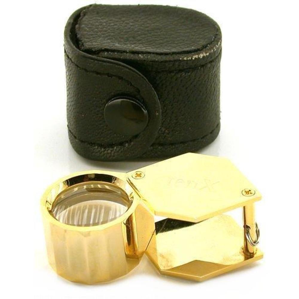 Gold Eye Loupe Folding Pocket Magnifier 10X 21.5mm Tool | Michaels