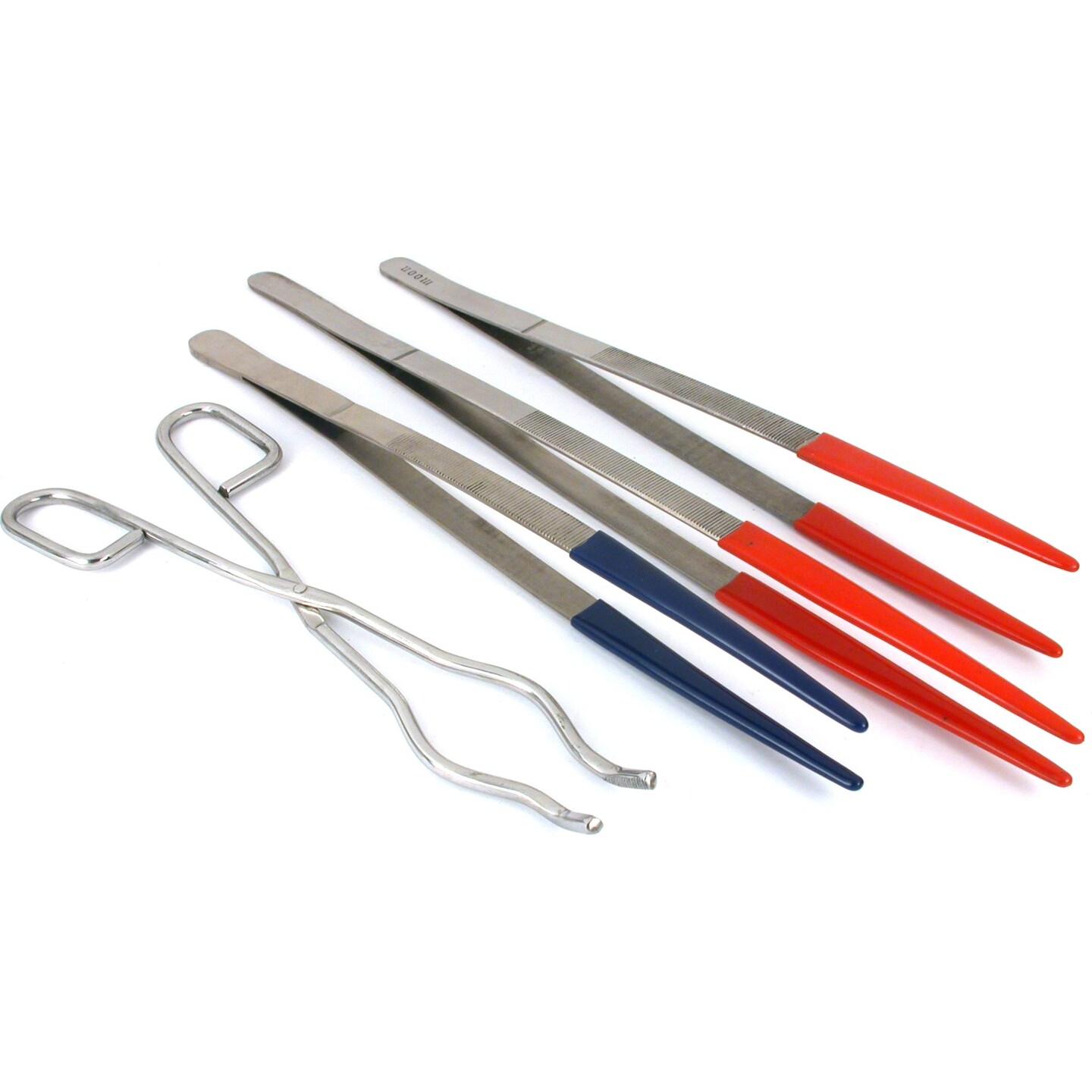 4 Long Jewelers Tweezers Tongs Cleaning Repair Tools | Michaels
