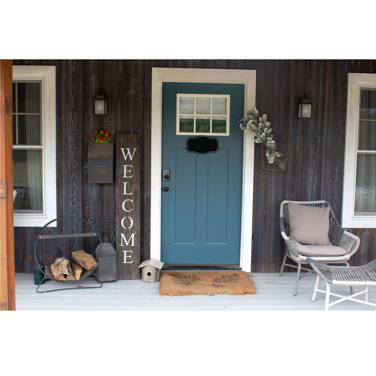 Rustic Farmhouse 5ft Vertical Front Porch Welcome Sign | Michaels