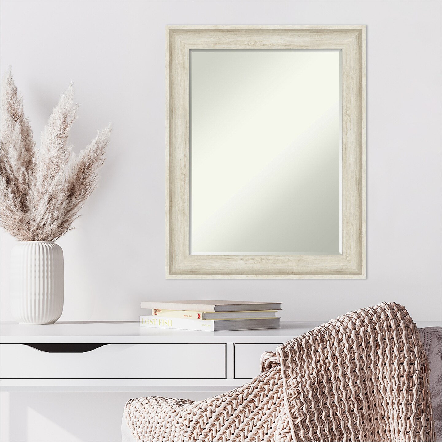 Petite Bevel Wall Mirror, Regal Birch Cream Frame | Mirrors | Michaels