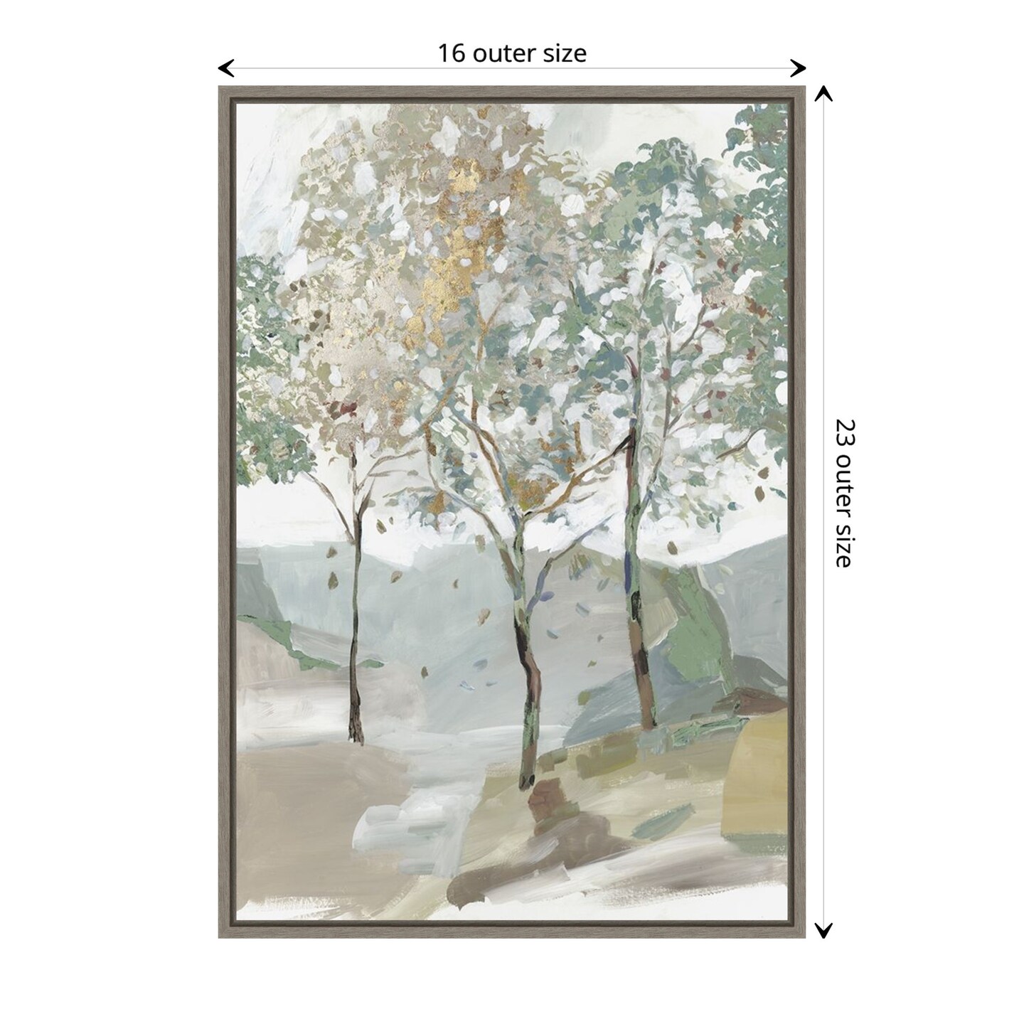 Breezy Landscape Trees II by Allison Pearce Canvas Wall Art Print ...