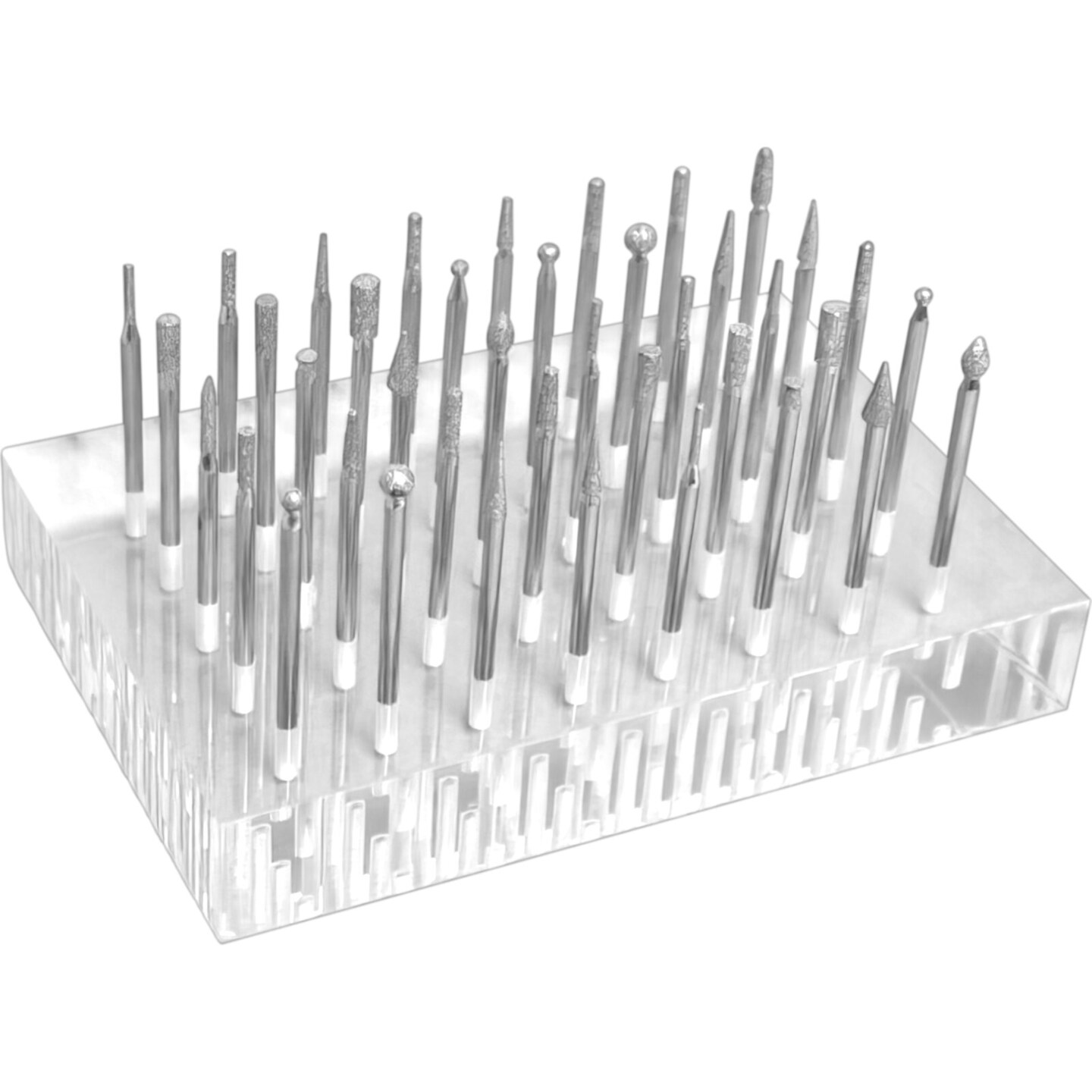 Euro Tool Bur Stand & 40 Diamond Grinding Burs Set | Michaels