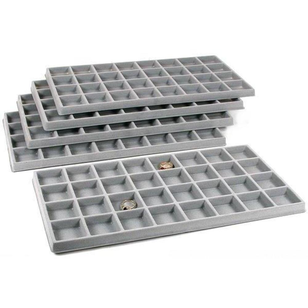 5 Gray 32 Slot Coin Jewelry Showcase Display Tray Inserts | Michaels