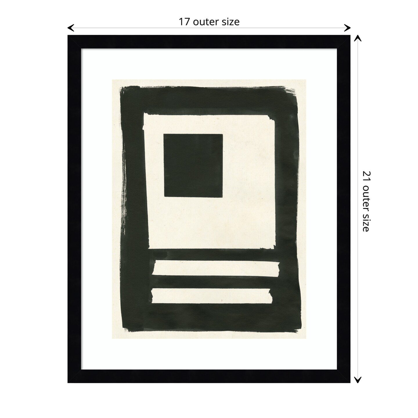 Square Portal II by Moira Hershey Wood Framed Wall Art Print | Michaels