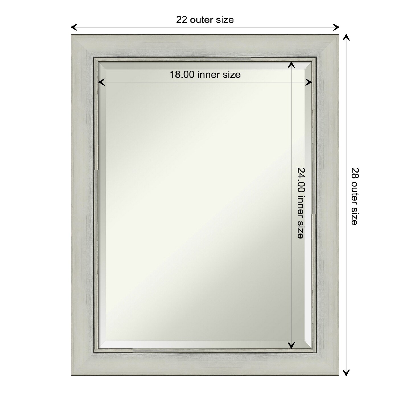 Beveled Bathroom Wall Mirror, Flair Frame | Michaels