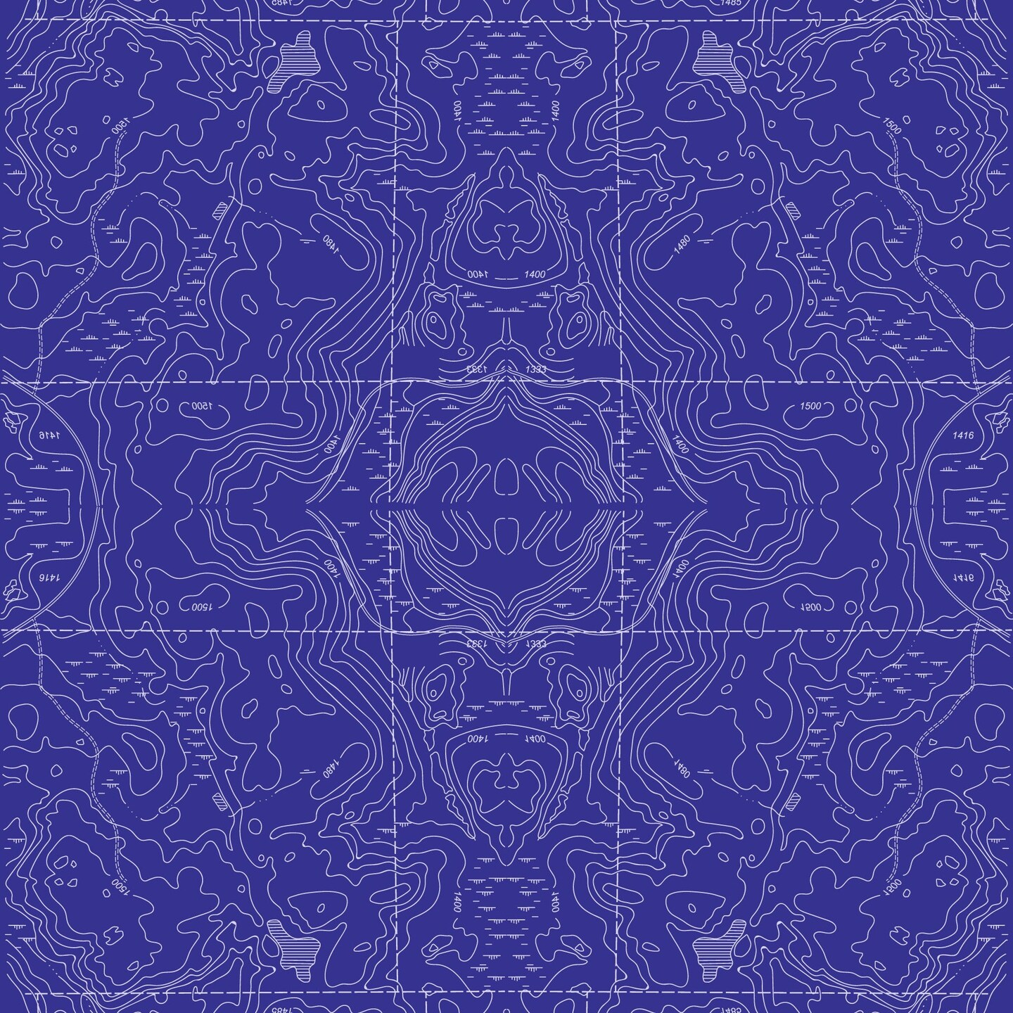 Topographic Map Gift Wrap | Michaels