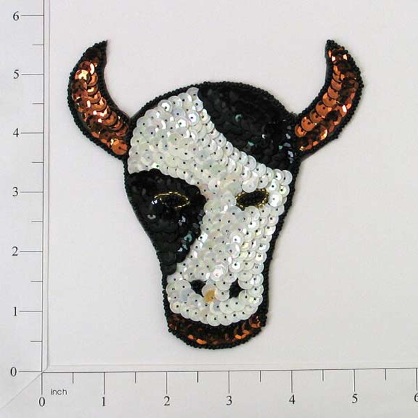 Steer Sequin Applique/Patch | Michaels