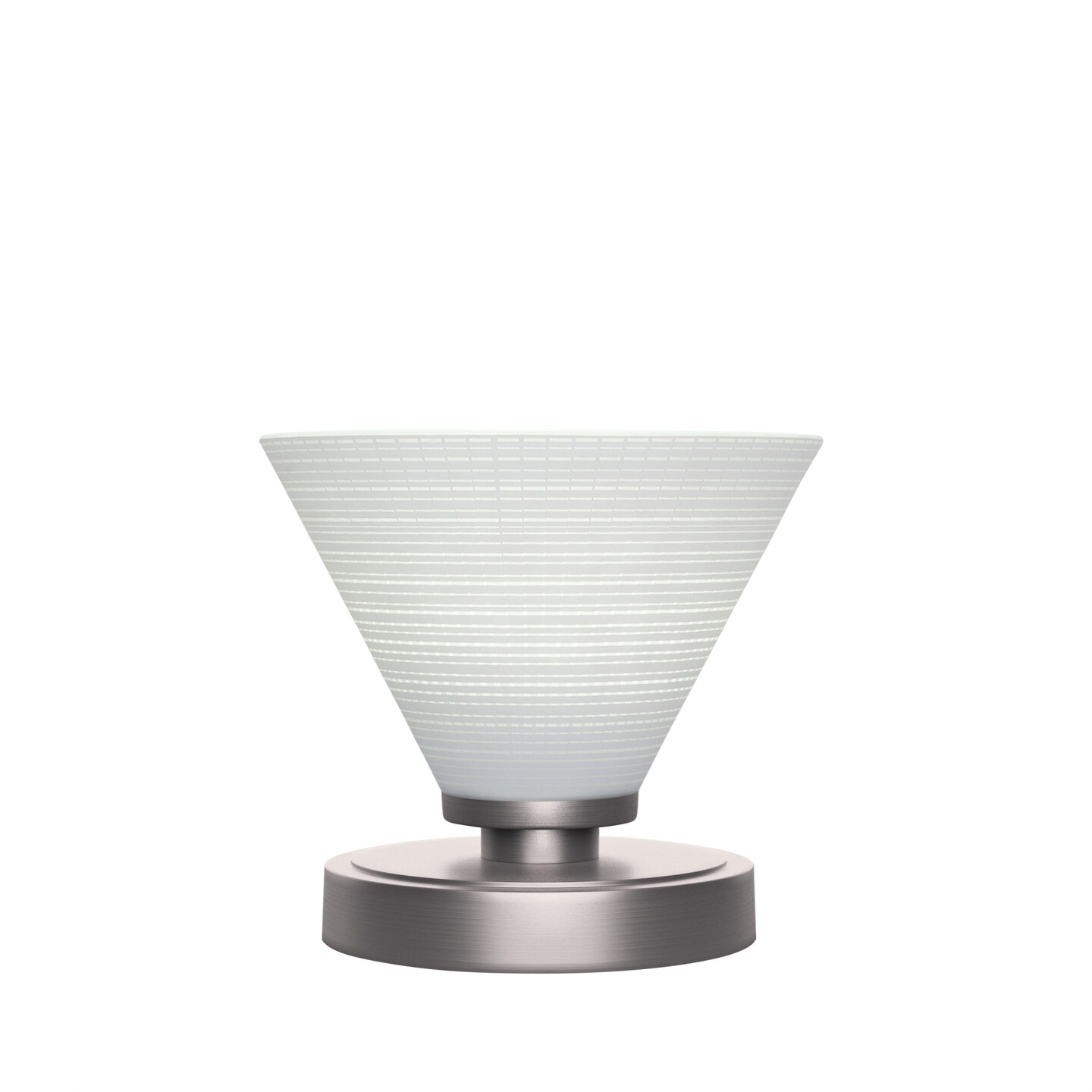 Luna Accent Table Lamp Shown In Graphite Finish With 7" White Matrix ...