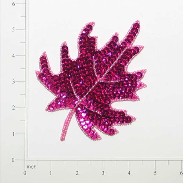 Maple Leaf Sequin Applique/Patch | Michaels