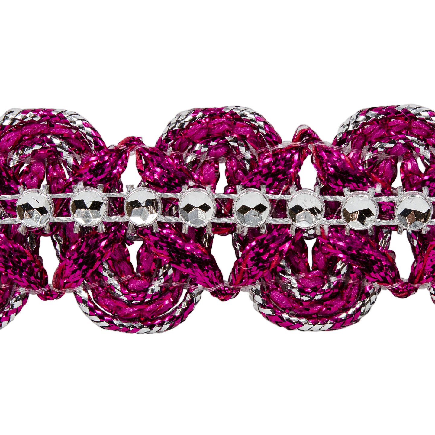 5 yards of Eva Faux Rhinestone Metallic Braid Trim | Michaels