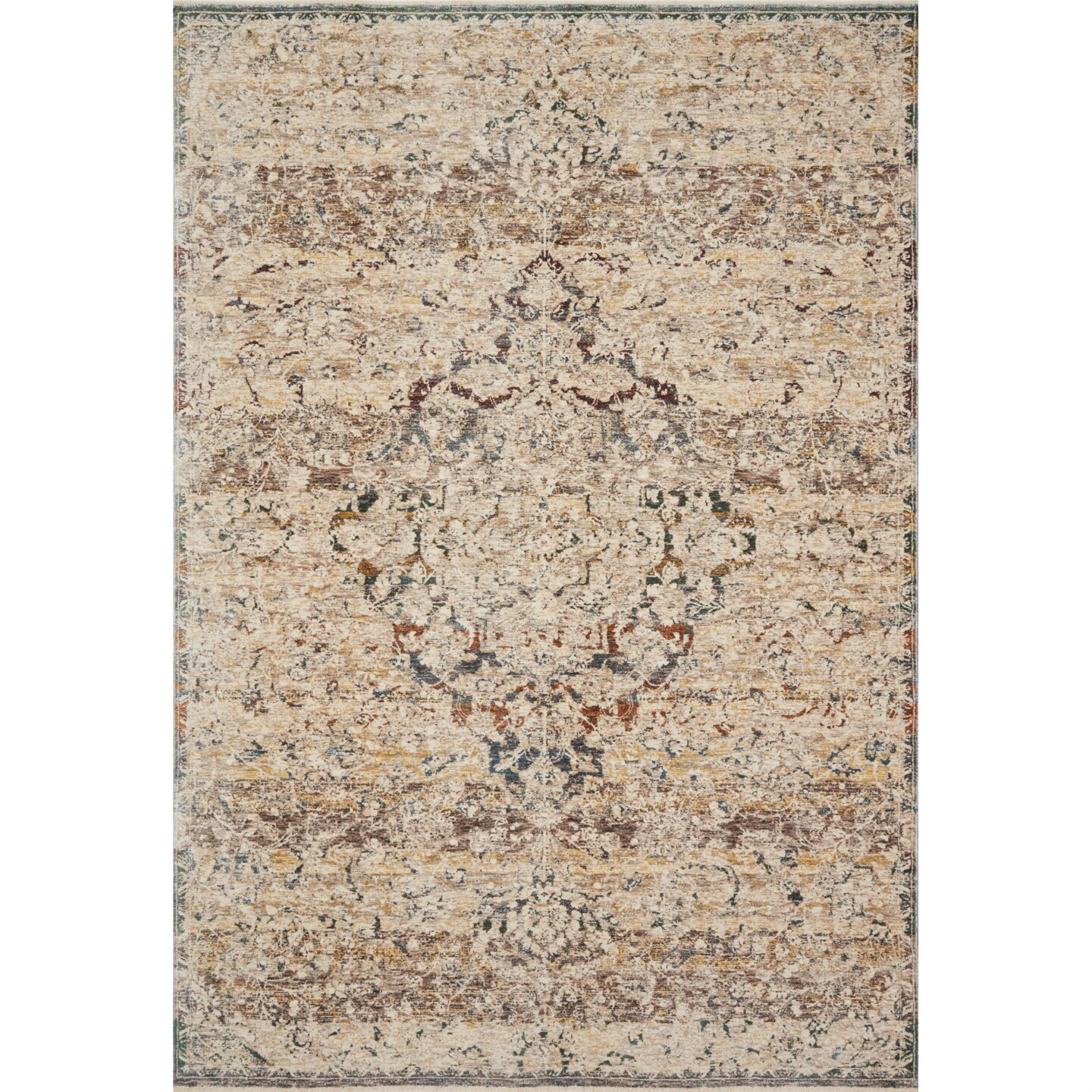 LOU-06 Ivory, Multi 2'-3" x 3'-10" Size Rug | Michaels