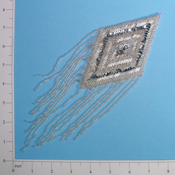 Diamond with Fringe Sequin Applique/Patch | Michaels
