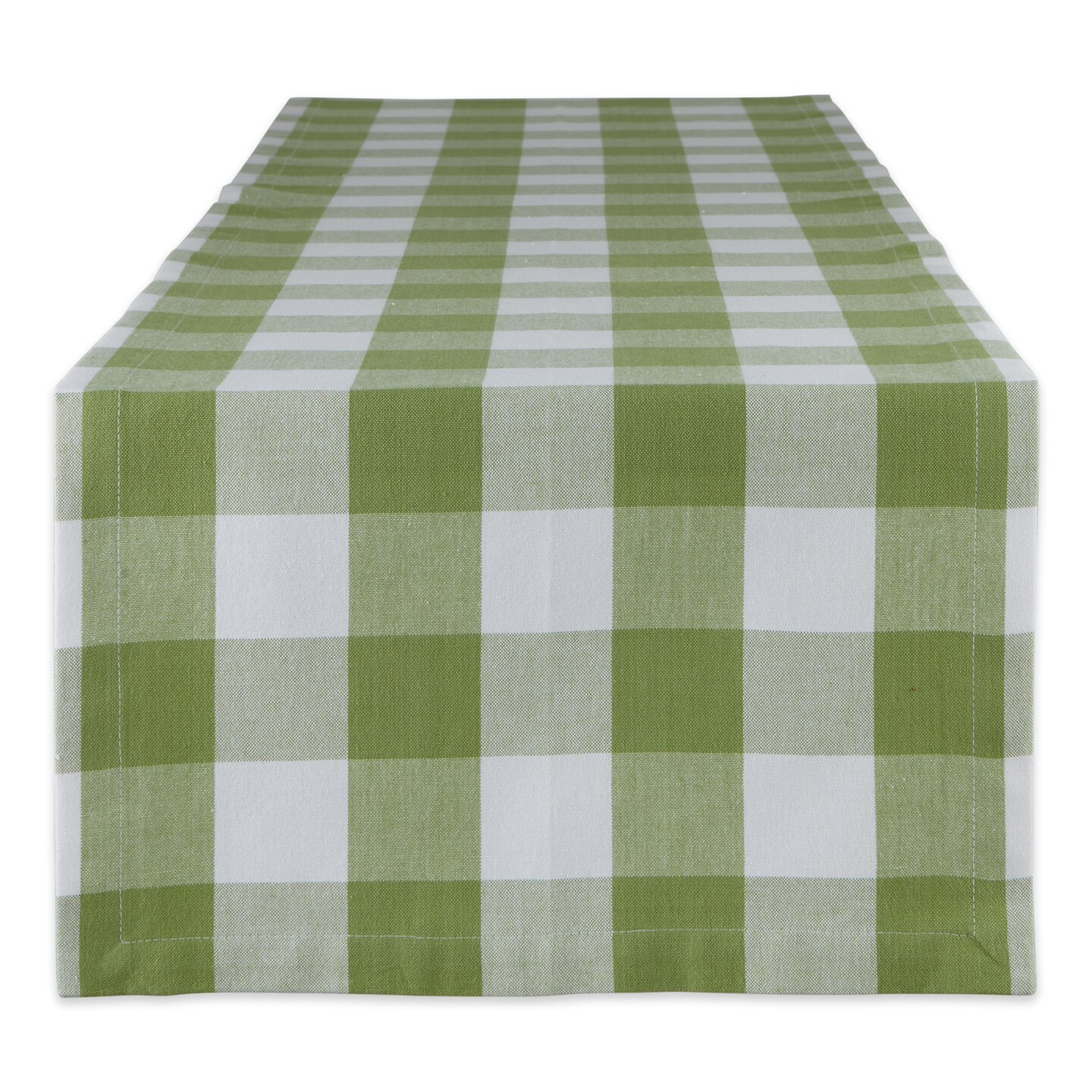 DII Antique Green Buffalo Check Table Runner | Michaels