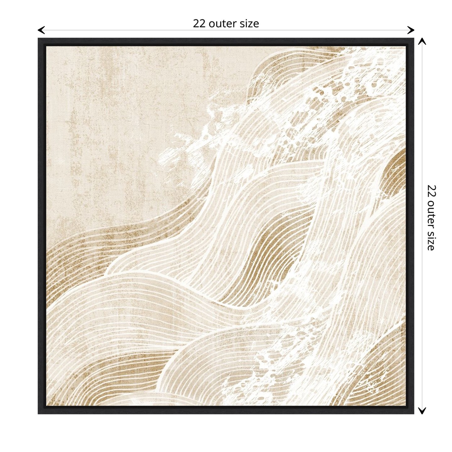 Tidal Waves II by Eva Watts Canvas Art Framed | Michaels