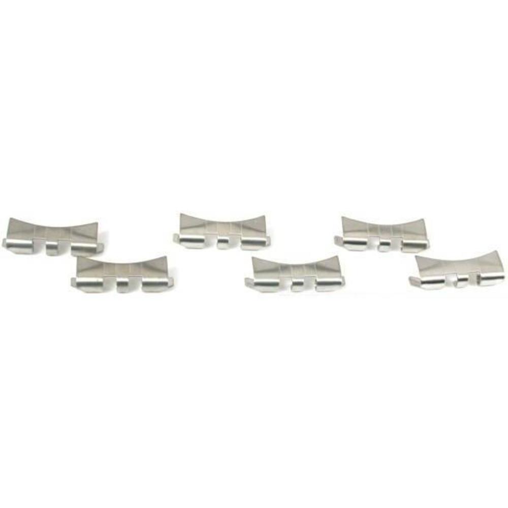 6 Slit Watch Band Ends Pieces Stainless Steel 20mm | Michaels
