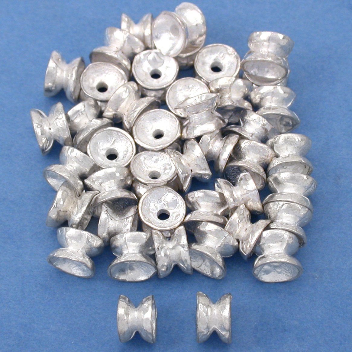 15g Hourglass Beads Silver Plt Beading 4.5mm Approx 45 | Michaels
