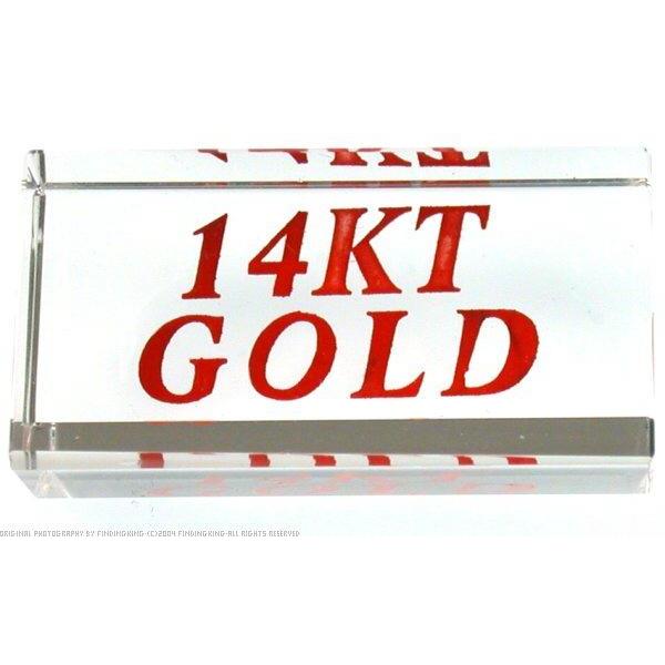 Display Sign 14KT Gold Jewelry Showcase Counter Units | Michaels