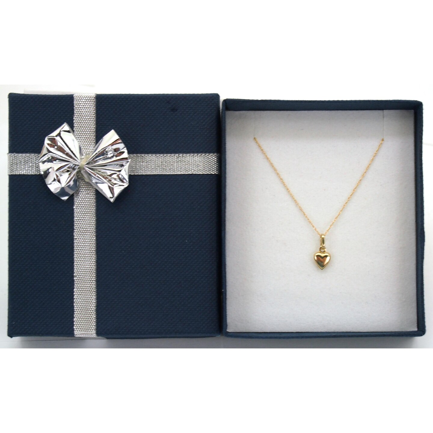 14K Gold Heart Charm with 18" Gold Cable Chain & Gift Box | Michaels