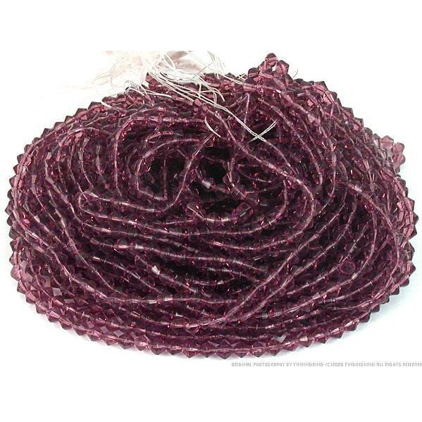 Amethyst Bicone Chinese Crystal Beads 6mm 20 Strands | Michaels