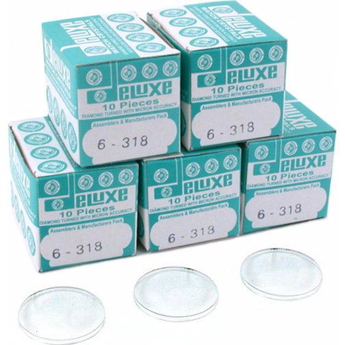 50 Plastic Watch Crystals Watchmakers Dome Parts 31.8mm | Michaels