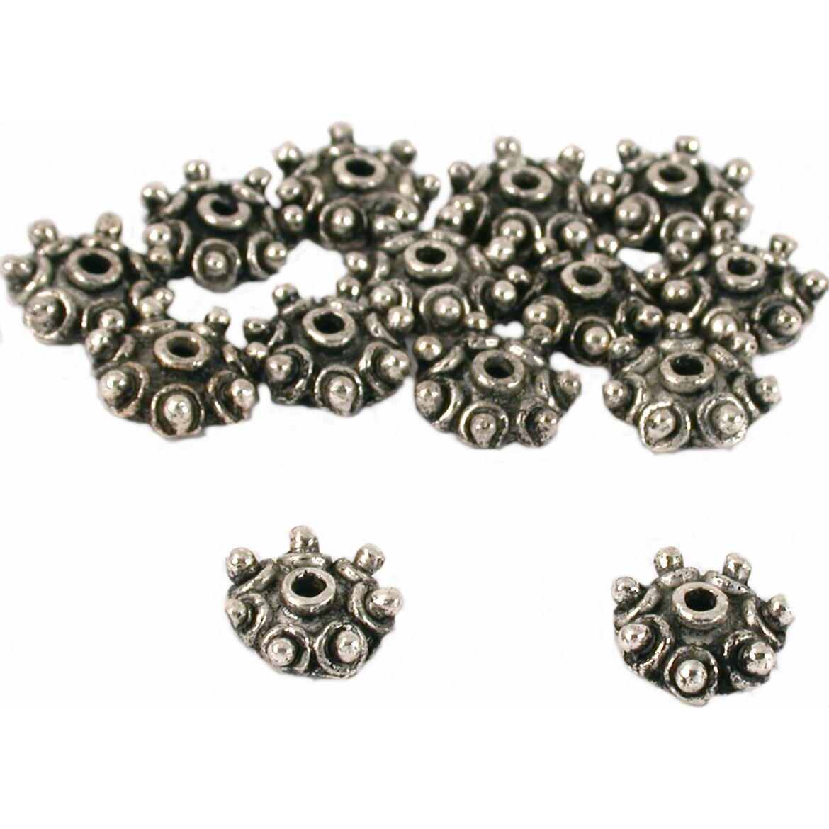 Bali Bead Caps Antique Silver Plated 10.5mm Approx 14 | Michaels