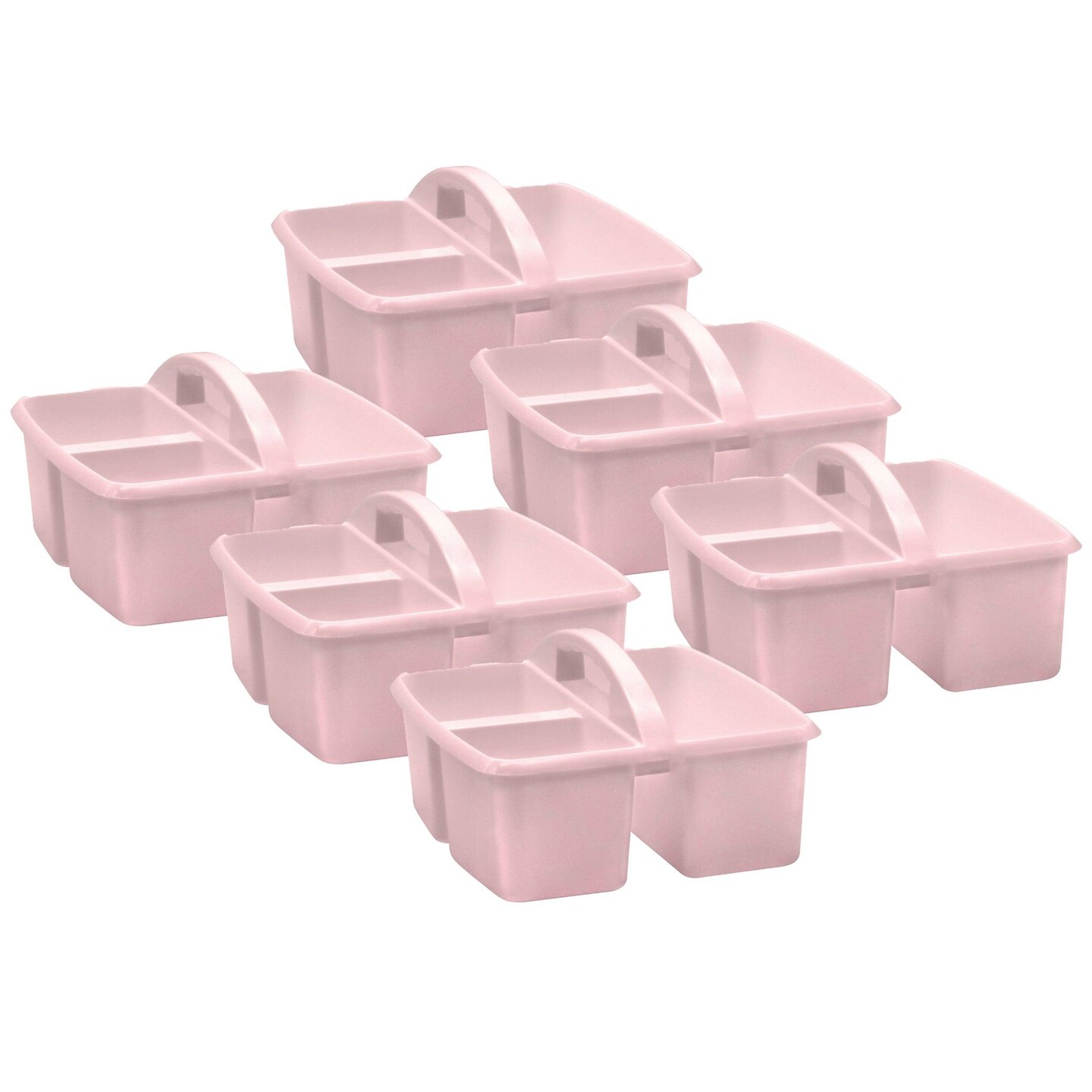 Blush Plastic Storage Caddy, Pack of 6 | Michaels