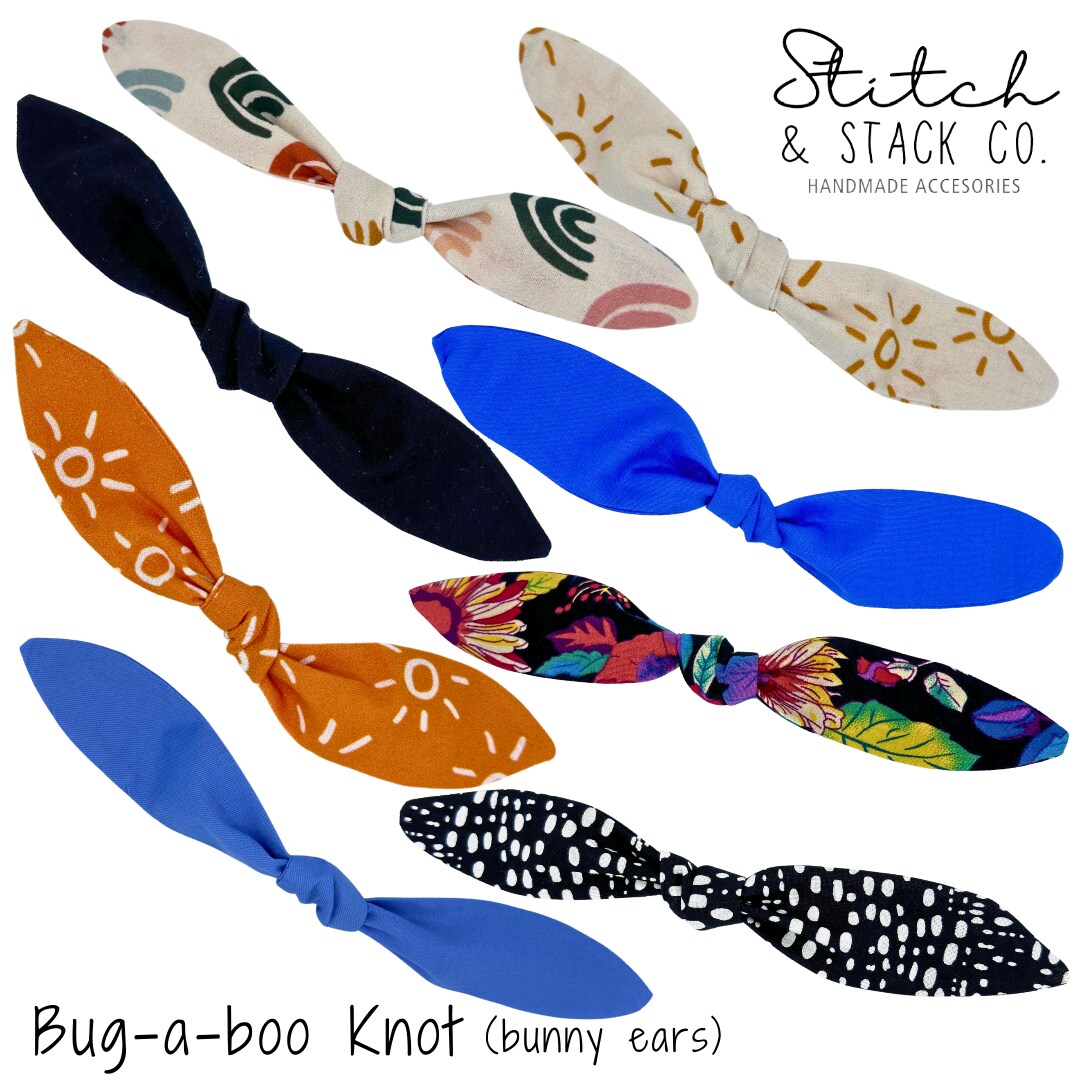BUG-A-BOO KNOT | Bunny Ear | Hair Bow Knot | Tie | Gift | Woman | Girls ...