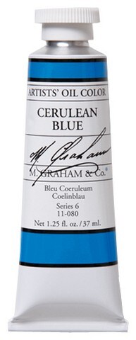 M GRAHAM CERULEAN BLUE 37ML OIL COLOR | Michaels