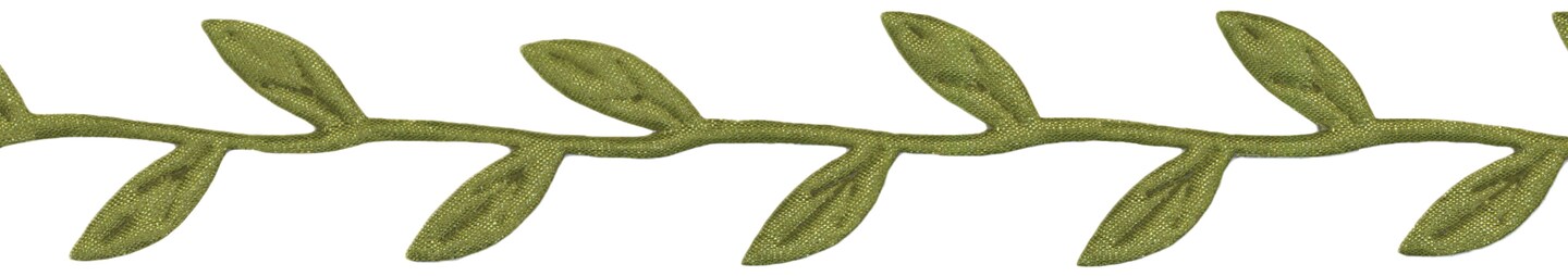 May Arts Cutout Leaves Ribbon 1"X30yd-Olive | Michaels