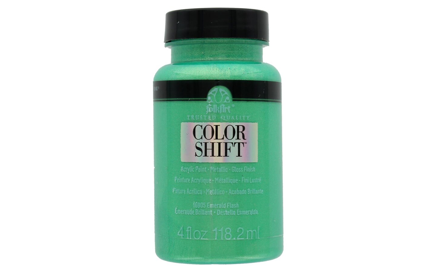 Plaid Folkart Color Shift Paint 4Oz Emerald Flash | Michaels
