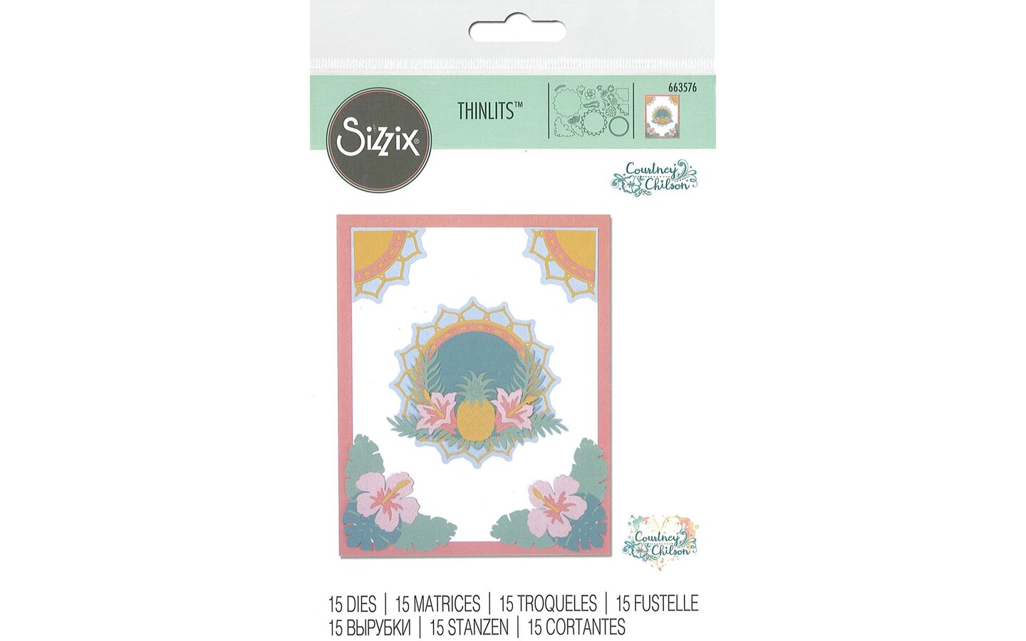 Sizzix Cchilson Thinlits Die Tropical Elements | Michaels