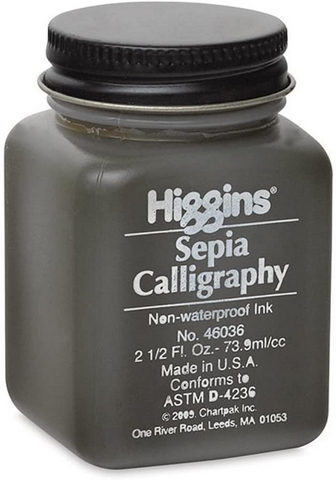 HIGGINS CALLIGRAPHY INK SEPIA 2.5OZ | Michaels