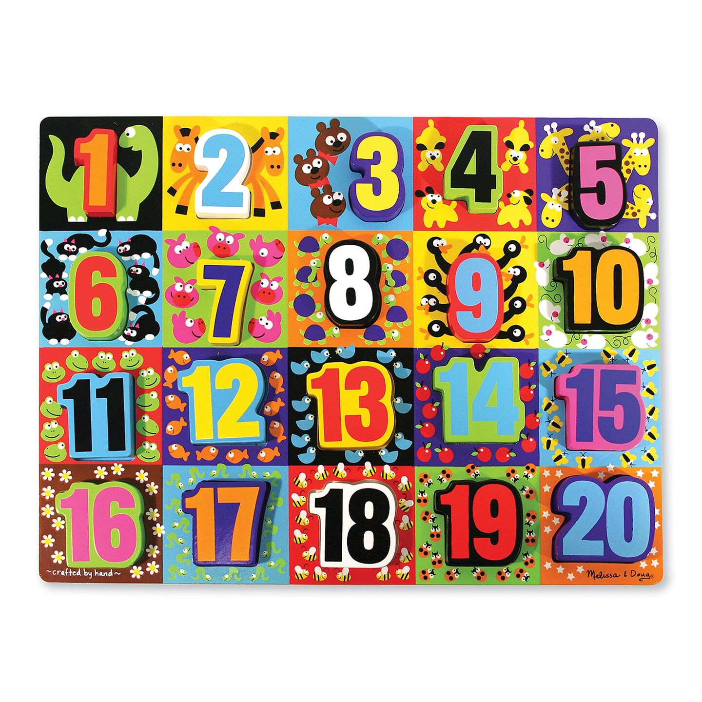 Jumbo Numbers Chunky Puzzle, 12" x 16", 20 Pieces | Michaels