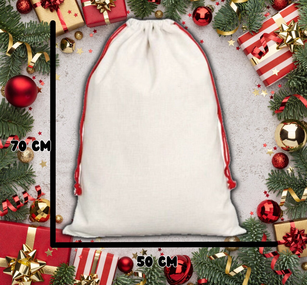 Blank Sublimation Santa or Holiday Sacks | MakerPlace by Michaels