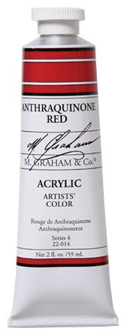 M GRAHAM ANTHRAQUINONE RED 60ML TUBE ACRYLIC | Michaels